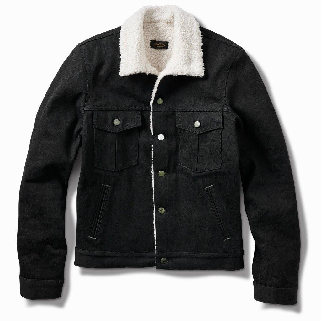 Shearling Denim Jacket - Rope Indigo | Shop Now - Schaeffer's Garment Hotel