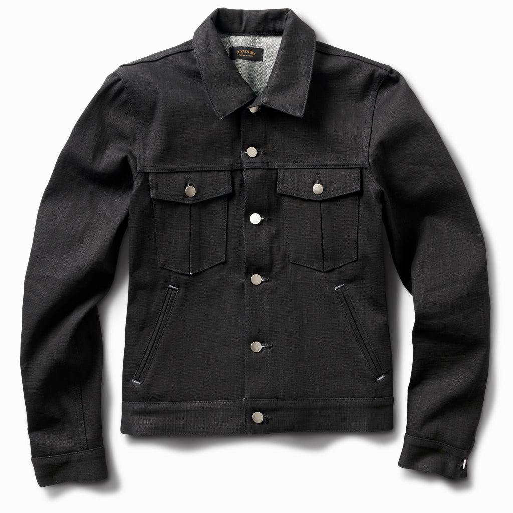Premium Denim Jacket - Double Dye Indigo | Shop Now - Schaeffer's ...